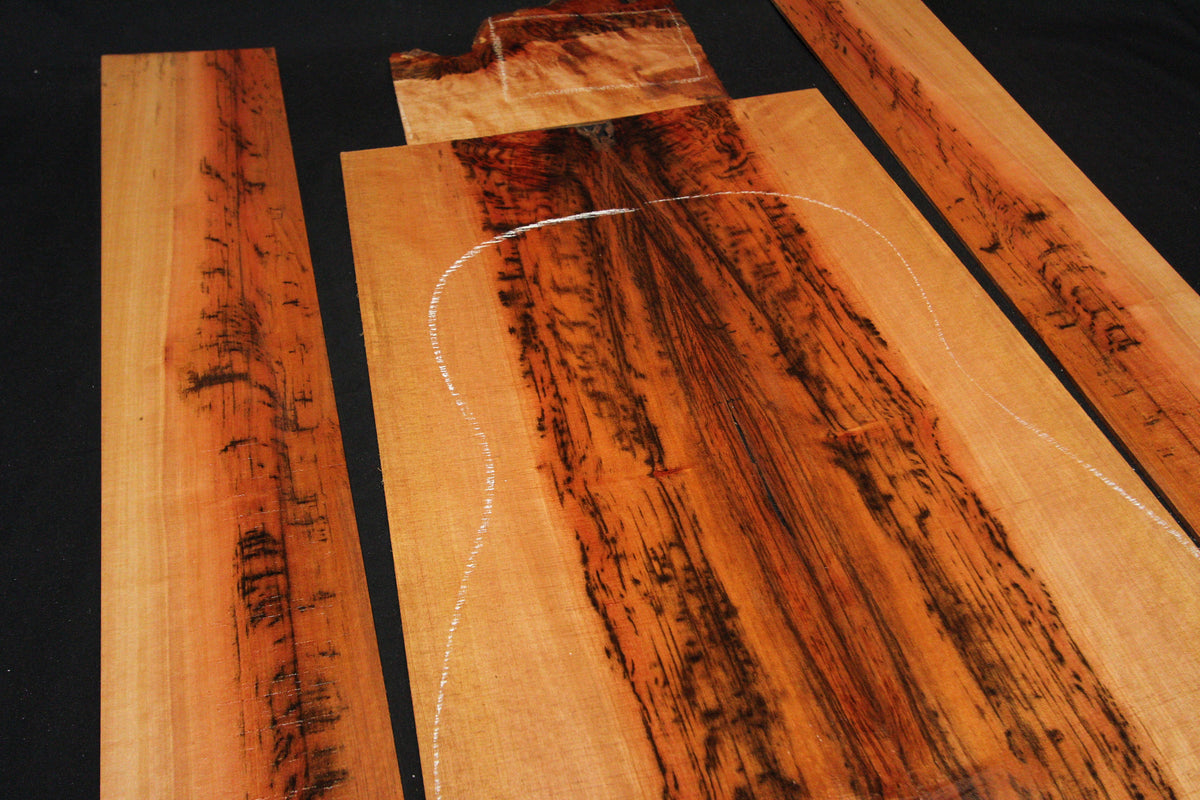 Tasmanian Tiger Myrtle - Back and Sides Set – Tasmanian Acoustic Tonewood