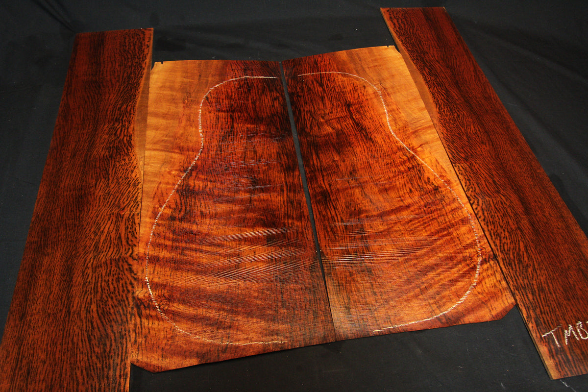 Tasmanian Tiger Myrtle - Back and Sides Set – Tasmanian Acoustic Tonewood