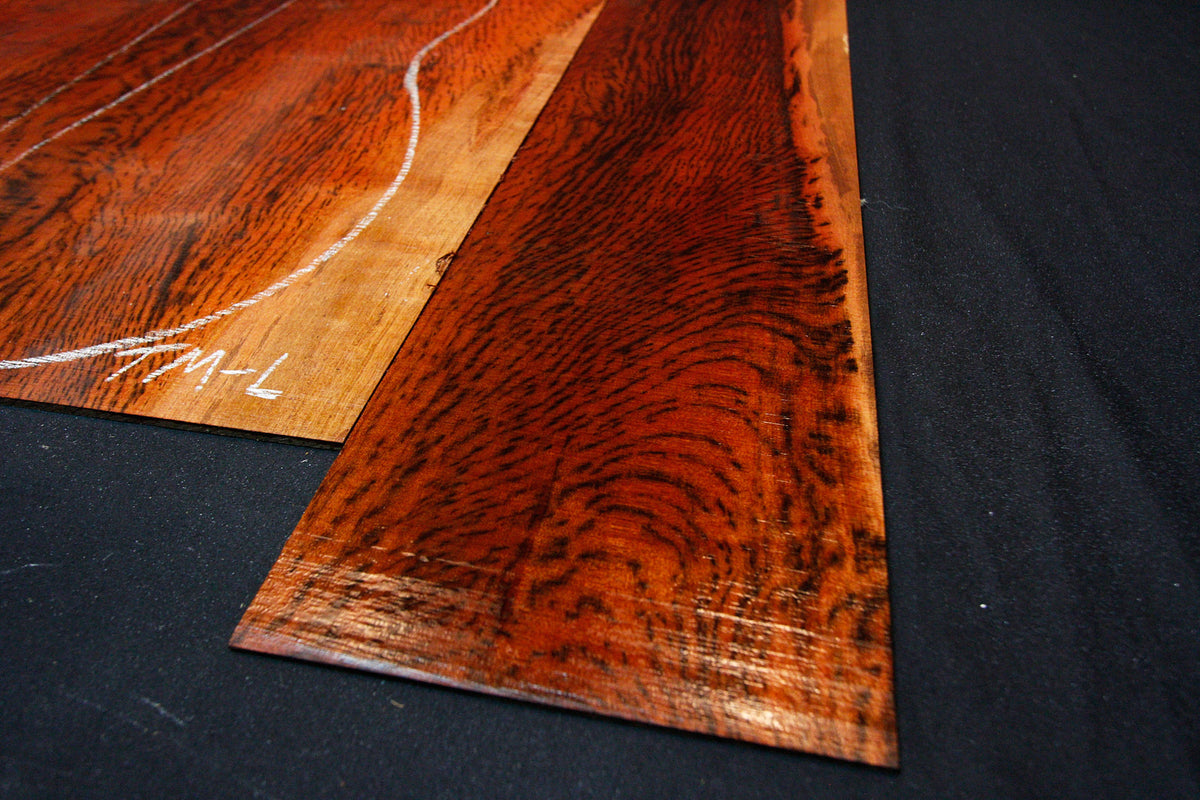 Tasmanian Tiger Myrtle - Back and Sides Set – Tasmanian Acoustic Tonewood